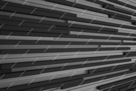 Premium Photo Dark Monochrome Minimal Geometry Background