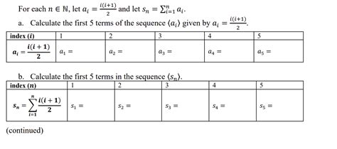 Solved i i and let Sn Σ αι For each n E N let ai a Chegg com