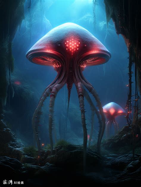 Ai绘画 Ai脑洞下的“外星生物”，超乎你的想象吗？快看澎湃新闻 The Paper
