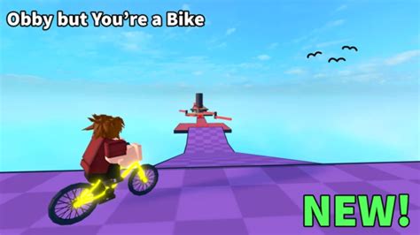 Obby But You Re On A Bike Roblox