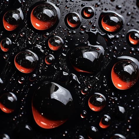 3d Rendered Photo Of Raindrops Background Made With Generative Ai