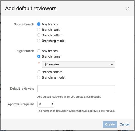 Bitbucket Default Pr Reviewers By Branch Atlassian