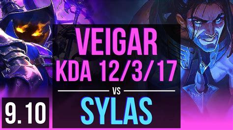 Veigar Vs Sylas Mid Kda 12317 68 Winrate Na Challenger V9