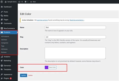 How To Display Variations With Color Buttons In Woocommerce
