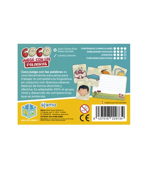Juego Educativo COCO JUEGA CON LAS PALABRAS
