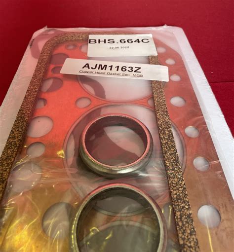 Gasket Set Cylinder Head Copper Gasket Bmc B Series Engines Ajm1163z