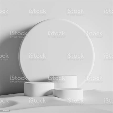 연단 장면 또는 3d 원형 기둥 스탠드 장면 및 최소한의 배경에 스튜디오에서 우승자 받침대 0명에 대한 스톡 사진 및 기타
