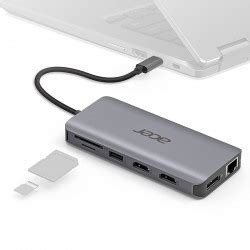 Refurbished Acer In Usb Type C Dongle Docking Station Hdmi Dp Usb Type C Acer Yr Wty