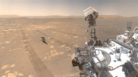 These Selfies Of Nasa S Mars Helicopter With The Perseverance Rover Are