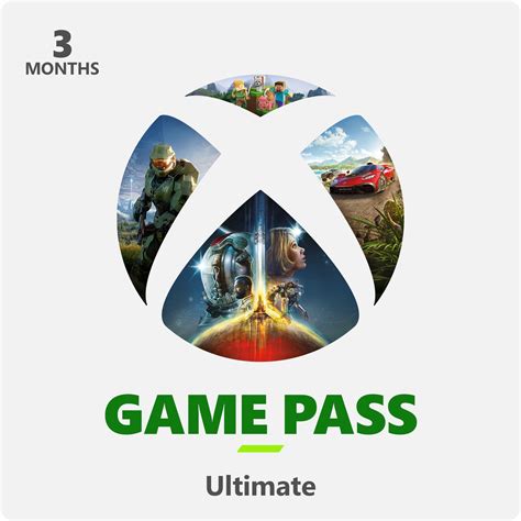 Microsoft Xbox Game Pass Ultimate 3 Month Membership Digital Qjh