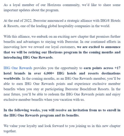 Iberostar Horizons Ihg One Rewards Integration Update Loyaltylobby