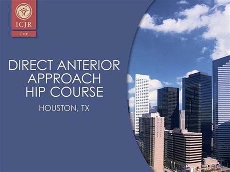 Update On Anterior Approach Hip Replacement Proliance Orthopedic