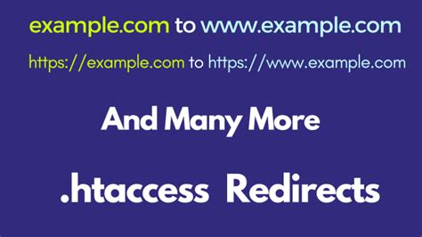 Do Any Type Of Redirection With Htaccess By Geekfinity Fiverr