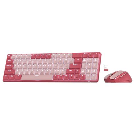 Redragon Bs8772 Wireless Keyboard And Mouse Combo 75 78 Keys 2 4ghz Wireless Low Profile