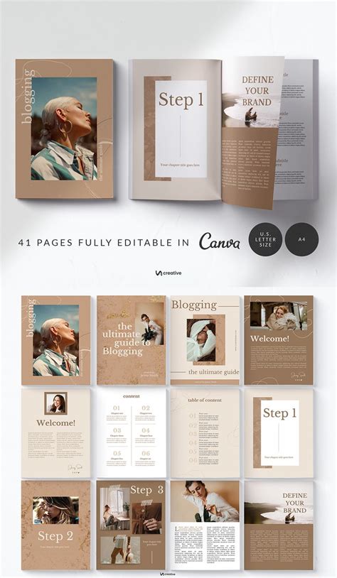 Nude E Book Workbook Lead Magnet Template Course Creator Worksheet Checklist Opt In