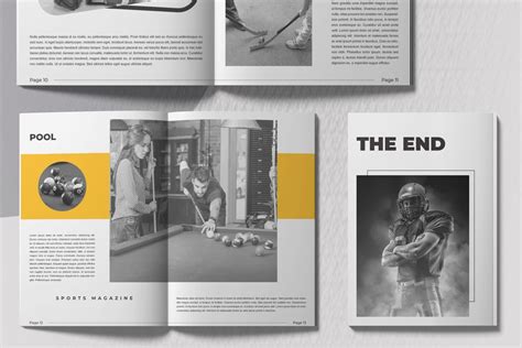 Sports Magazine Design Layout Newsletter Mightydesign 117095