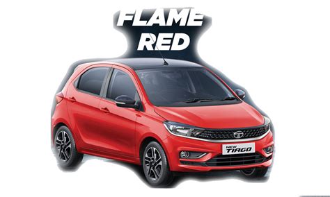 2020 Tata Tiago Colors Red Yellow Blue White Grey Silver Gaadikey