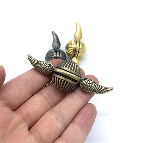 Anti Stress Fidget Spinner Of Golden Snitch Nerdy Office Decor The Nerd Collective