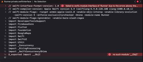Flutter Xcode 15 No Such Module Objc Stack Overflow
