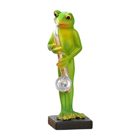 Fancyes Animal Sculpture Frog Statue Multifunctional Decoration