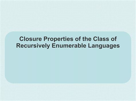5 Decidability Theory Of Computation Ppt