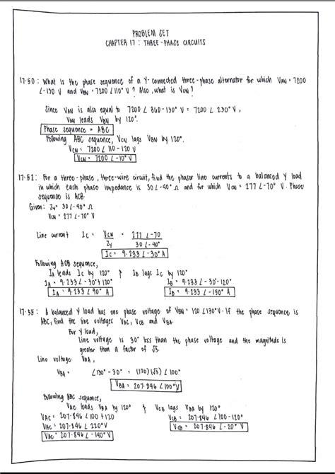 SOLUTION Electrical Circuit Three Phase Circuits Solved Problems Studypool