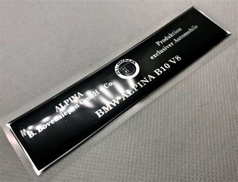 Quality 3d Bmw Alpina Interior Logo Sticker 3d Stickers