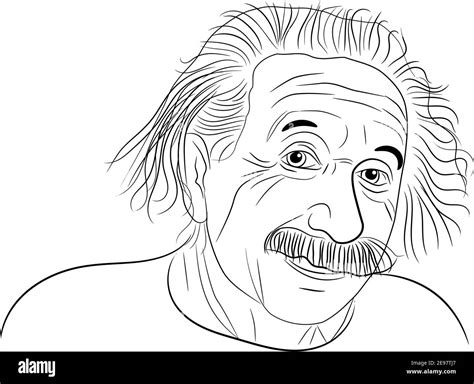 Эйнштейн раскраска (Много фото!) - drawpics.ru