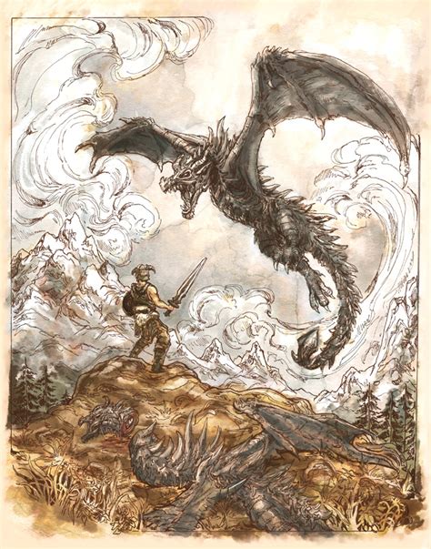 Female Dragonborn Skyrim Fan Art