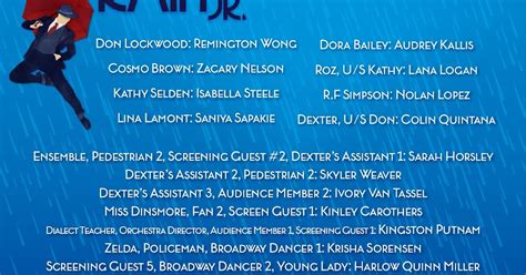 PHX Stages Cast Announced For SINGIN IN THE RAIN JR At Actor S Youth