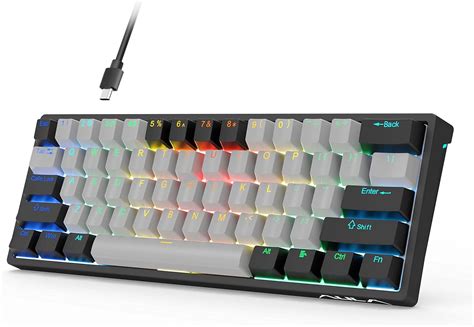 AULA Teclado mecânico para jogos com fio teclado de troca a quente personalizado com