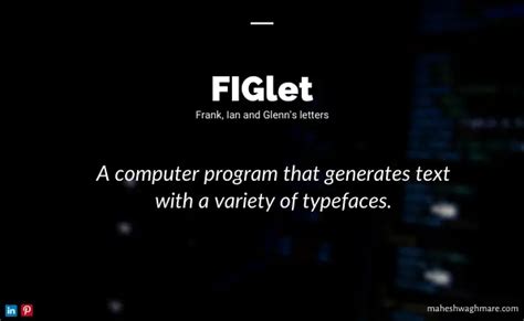 Figlet Fonts