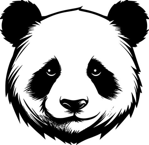 Premium Vector Panda Minimalist And Flat Logo Vector Illustration