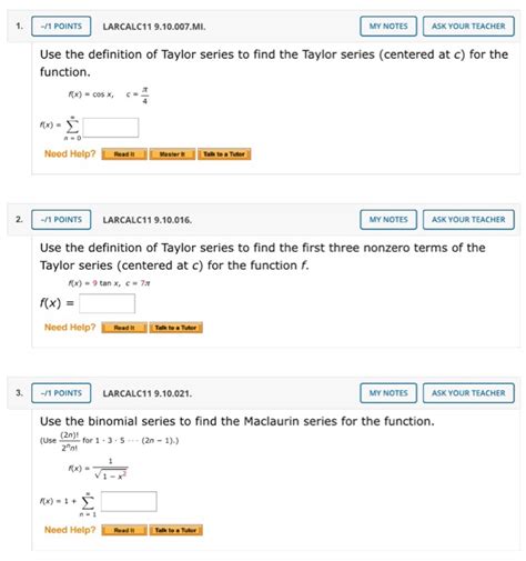 Solved 1 Points Larcalc11 9 10 007 Mi My Notes Ask Your
