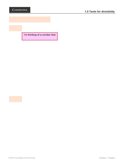 Tests Of Divisibility Pdf
