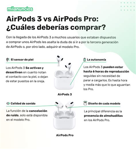 AirPods 3 vs AirPods Pro Cuáles deberías comprar