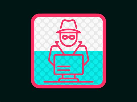 Laptop Secret Hacker Retro Logo Graphic By Digitalpapersshop · Creative