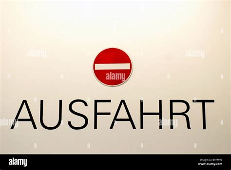 Sign That Says Exit Stock Photo Alamy