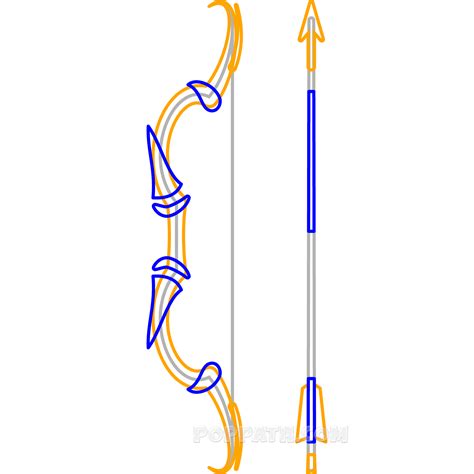 How To Draw A Bow Arrow Pop Path