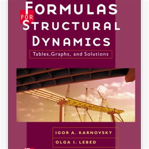 jual buku formulas for structural dynamics olga lebed igor a
