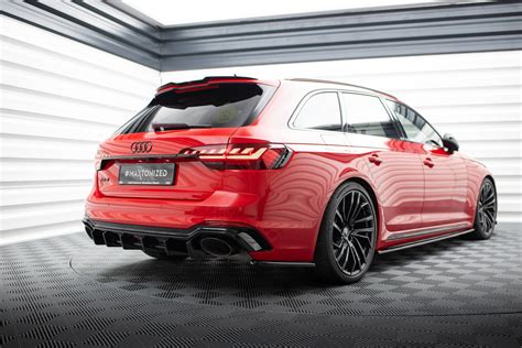 Zestaw Splitterów Audi Rs4 B9 Facelift Nasza Oferta Audi A4 S4