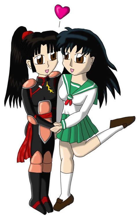 Sango And Kagome By Cactuar Tamer On Deviantart