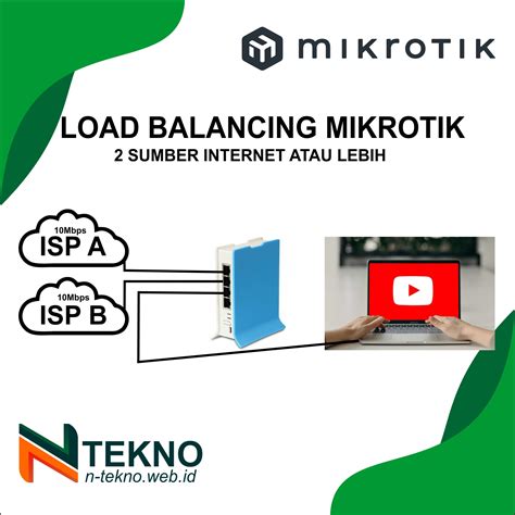 Load Balancing Mikrotik 2 Sumber Internet — N Tekno
