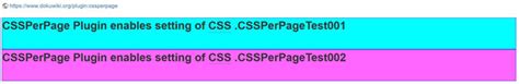 Cssperpage Plugin Anomalies Dokuwiki User Forum