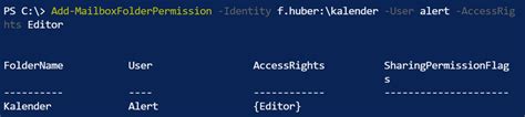 Exchange Exchange Online Configuring Mailbox And Mailbox Folder Permissions With PowerShell