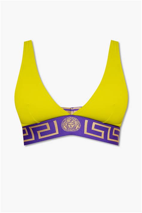 Green Swimsuit Top Versace Vitkac Gb