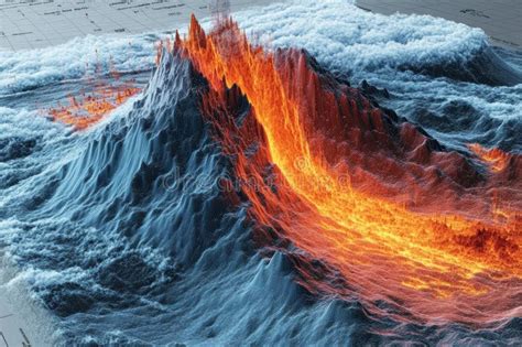 P Wave Interaction With Solid And Liquid Layers In Earths Stock Image Image Of Data Wave