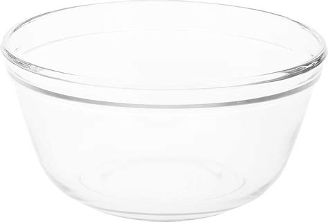 Ewafilu 62qt Large Glass Mixing Bowl With Lid Clear Glass