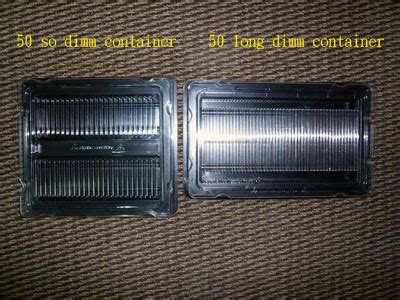 Dram Memory Module Esd Package Cardboard Box Clamshell 50ct Long Dimm So Container