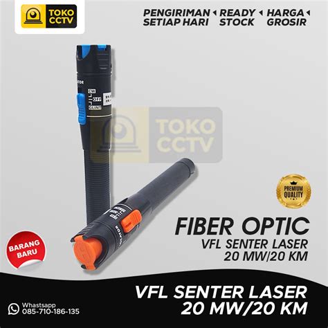 Jual Visual Fault Locator 20mw 20km Vfl Senter Laser 20mw 20km Fiber